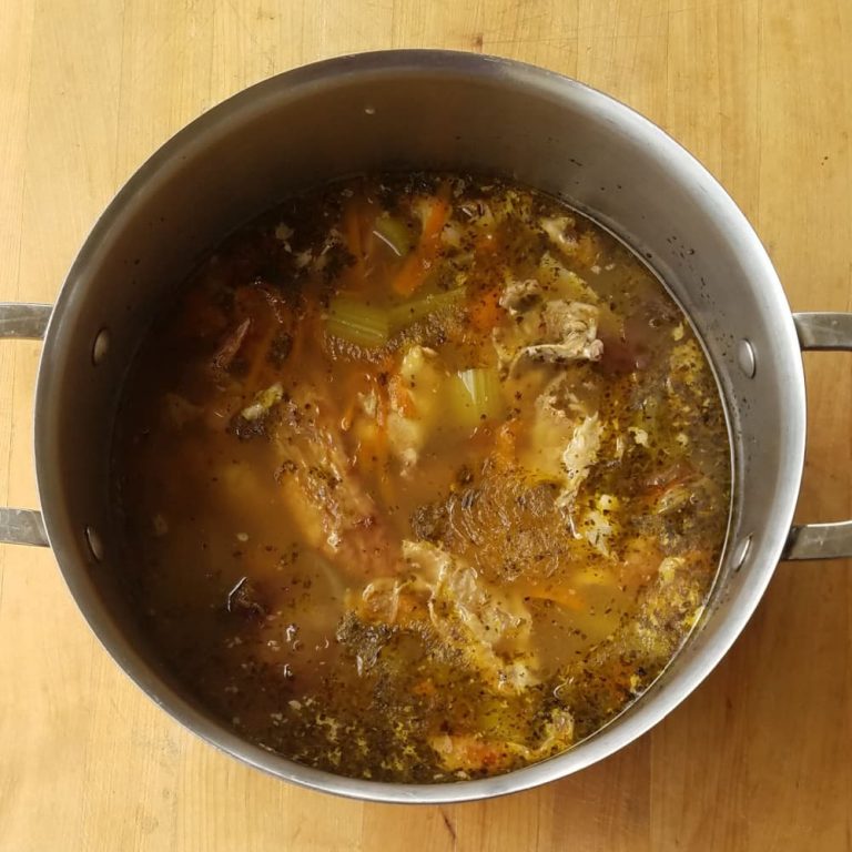 Hearty Homemade Chicken Stock • The Good Hearted Woman