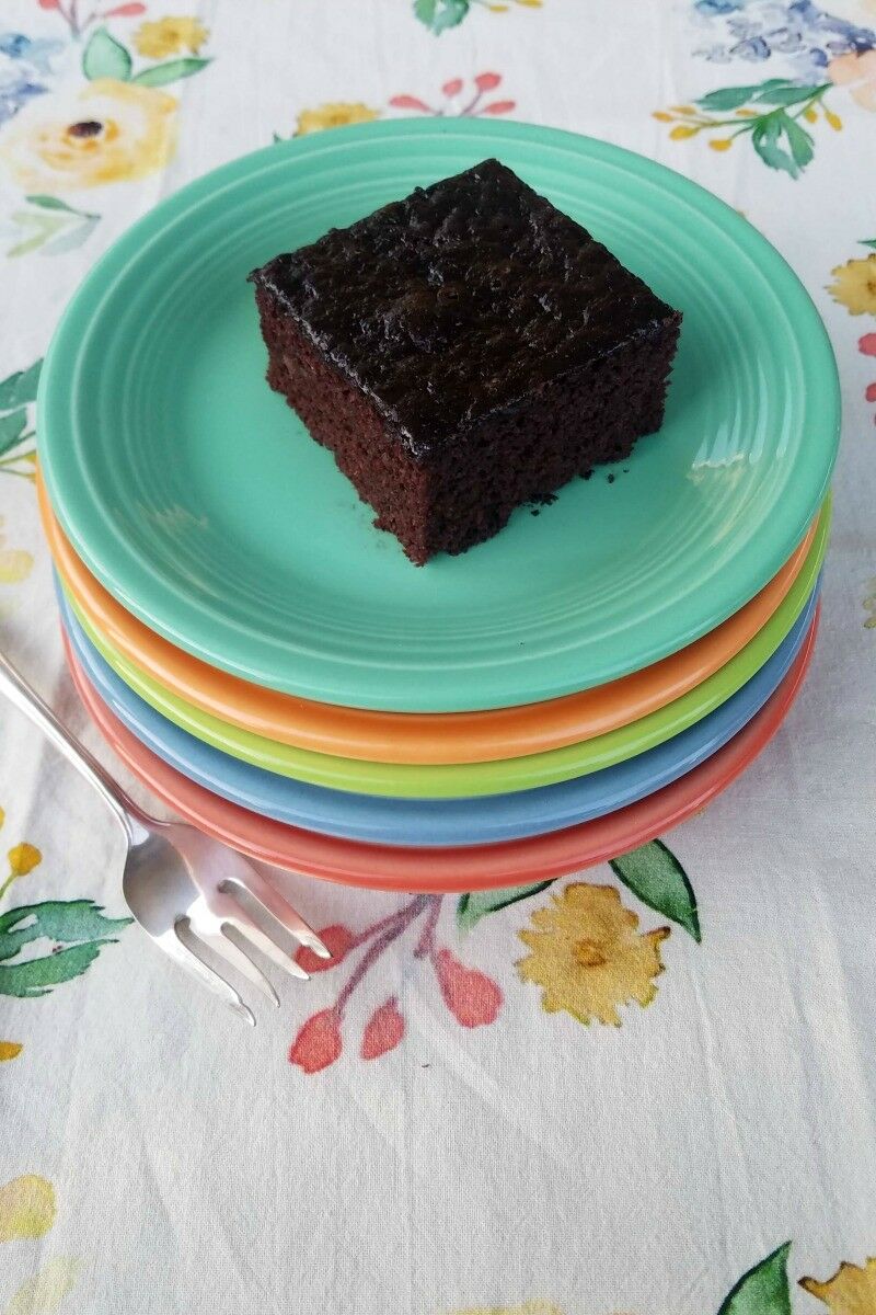 Chocolate Wacky Cake (No Eggs, No Dairy, No Clean-up!)