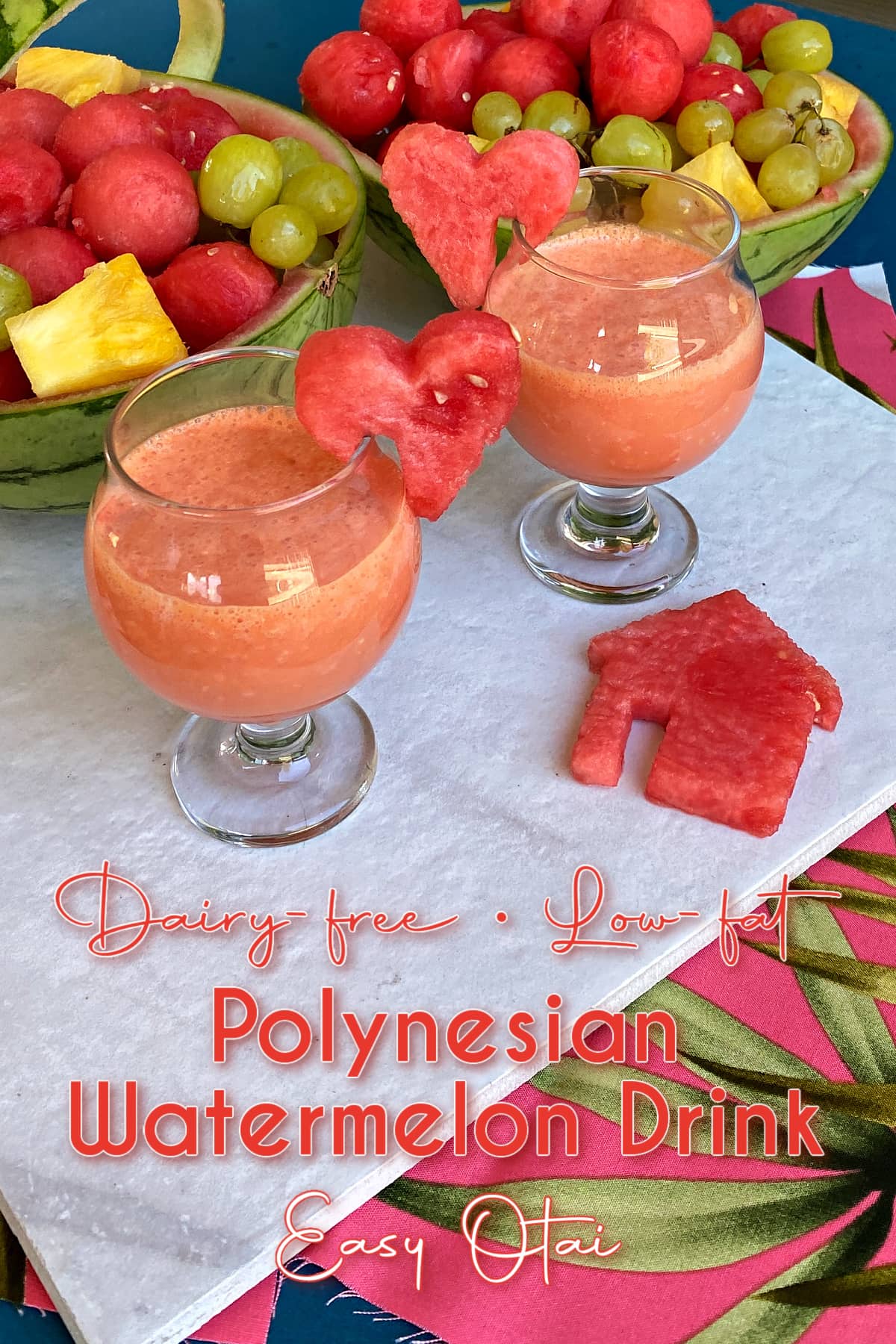 Easy 'Otai (Polynesian Watermelon Drink) • The Good Hearted Woman