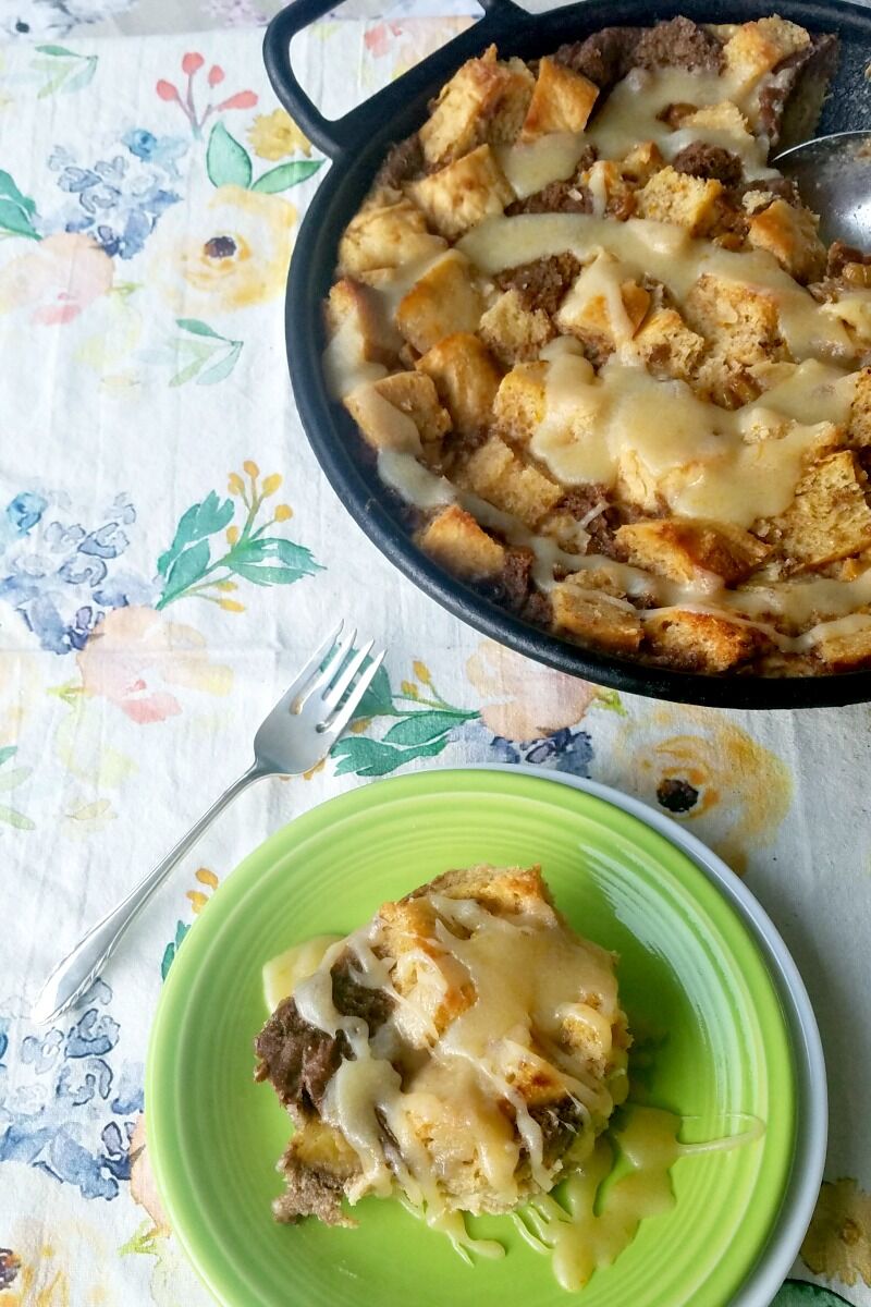 Cast Iron Skillet Bread Pudding – FNXCML