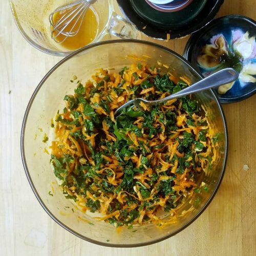 Kale & Carrot Salad {New Seasons Copycat} | The Good Hearted Woman