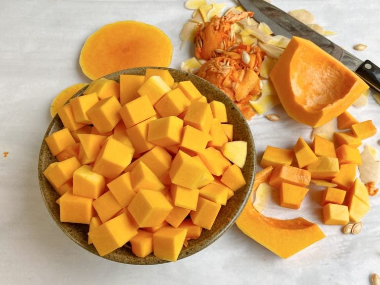 How to Cube Butternut Squash (Without Losing a Finger) • The Good ...