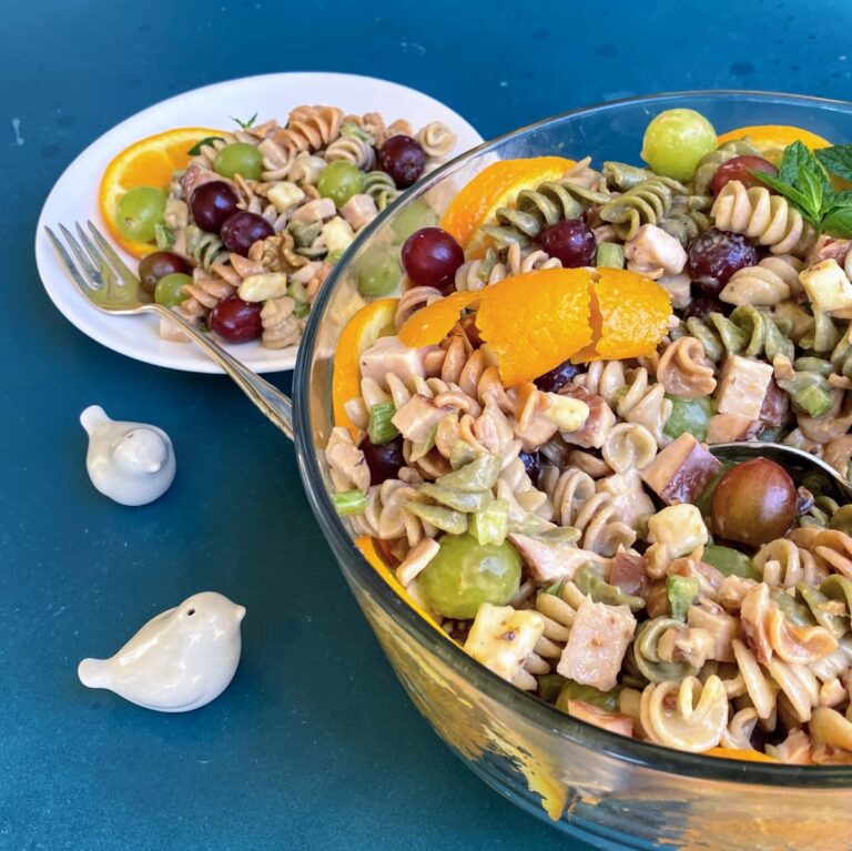 Honey-Citrus Pasta Salad with Turkey, Grapes & Walnuts | The Good ...