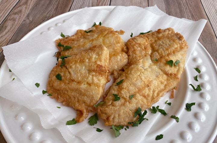 Korean-style Pan Fried Fish (Saeng Sun Jun) • The Good Hearted Woman