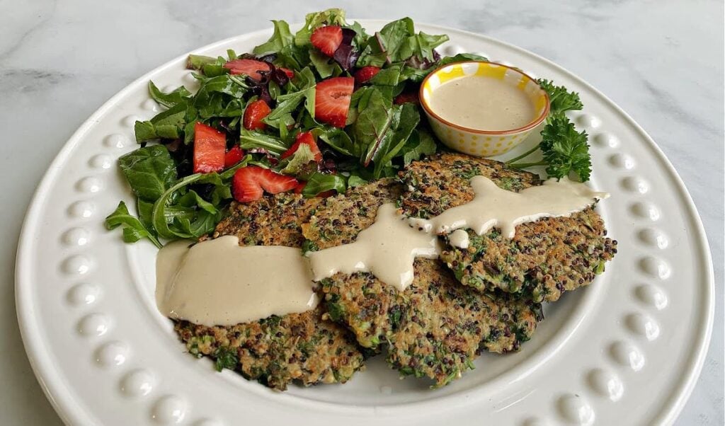Crispy Quinoa Patties • The Good Hearted Woman