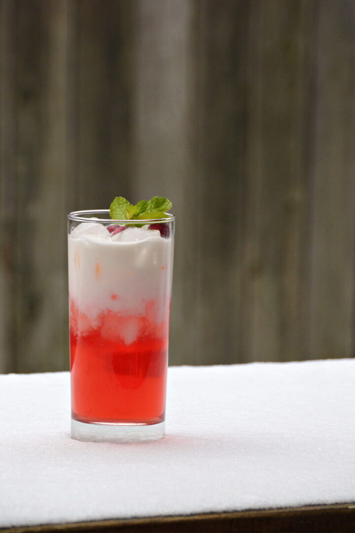 Blushin' Russian (Cranberry Cocktail & Mocktail)