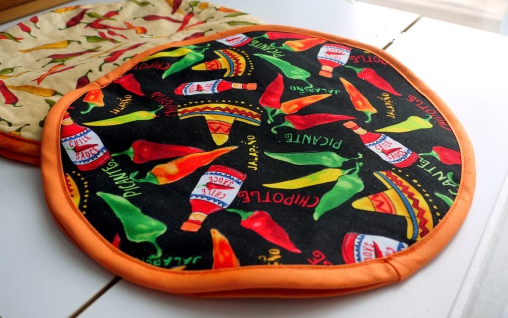 Fabric Tortilla Warmer Step By Step Tutorial • The Good Hearted Woman