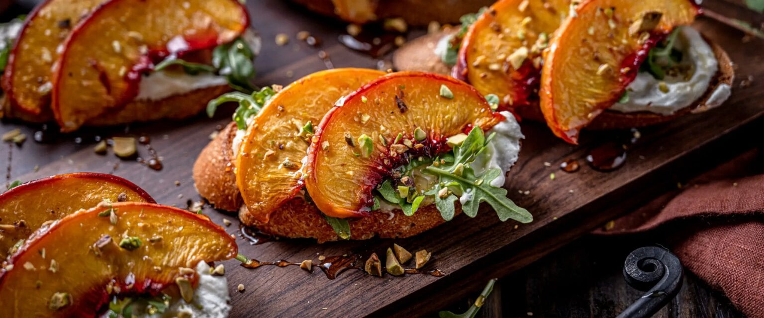 21 Surprisingly Savory Peach Recipes • The Good Hearted Woman