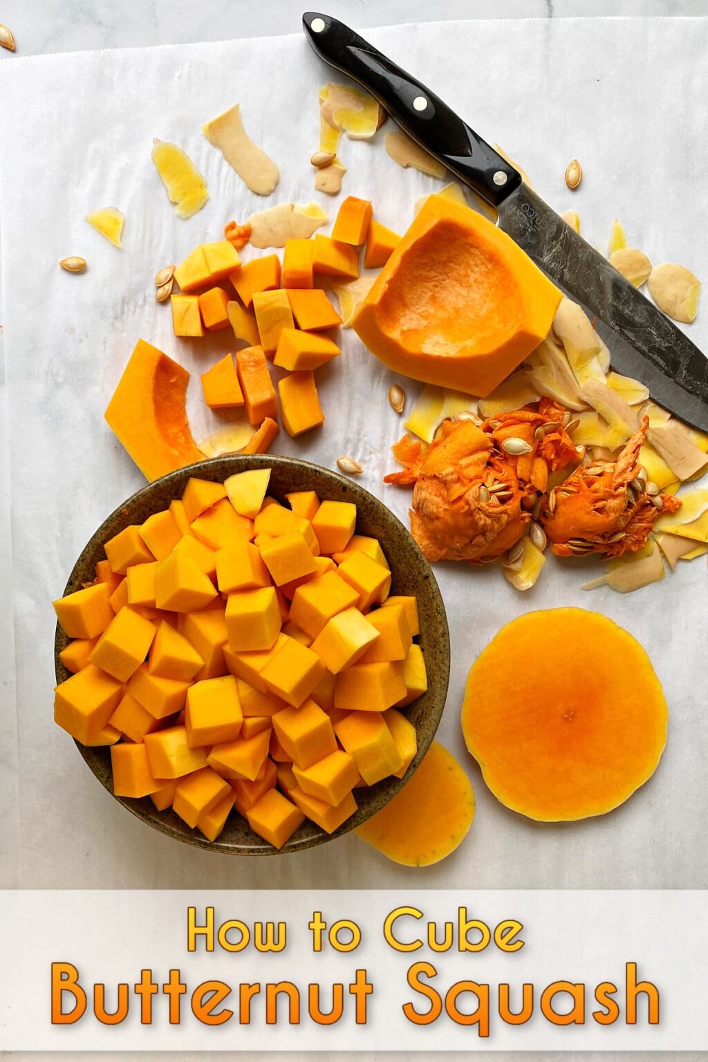 How to Cube Butternut Squash (Without Losing a Finger) • The Good ...