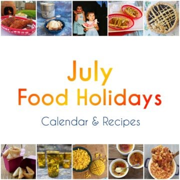 Food Holidays Calendar Index • The Good Hearted Woman