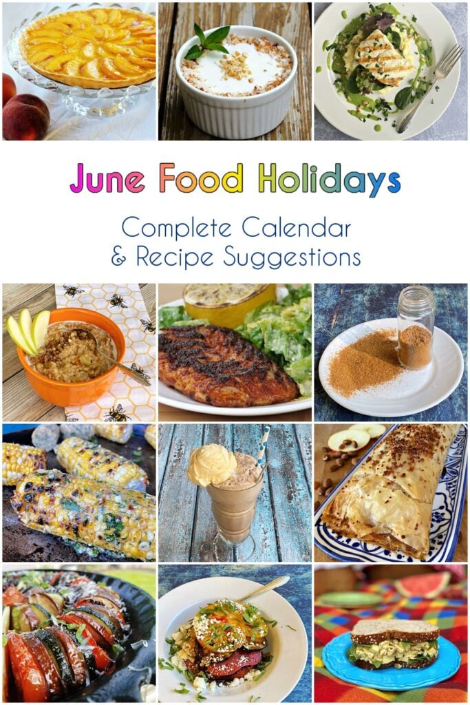 June Food Holidays • The Good Hearted Woman